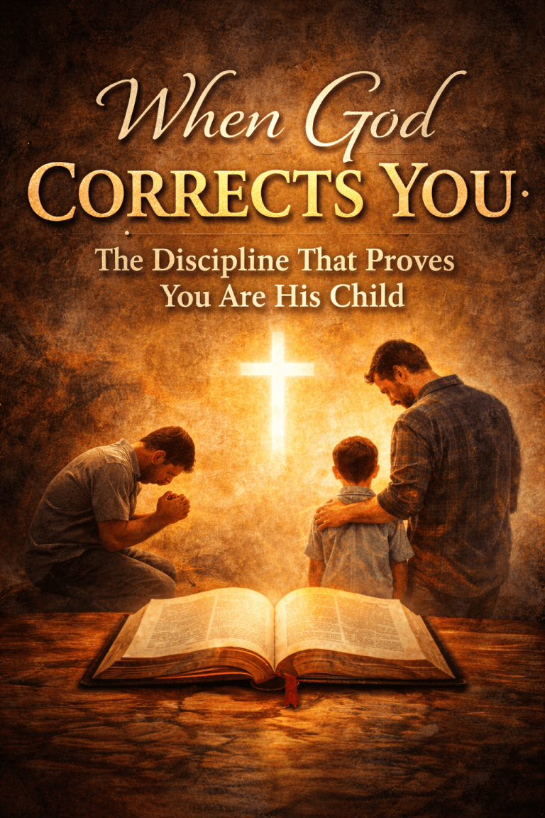 When God Corrects You: The Discipline That Proves You Are His Child ...
